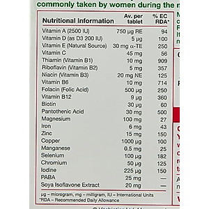 Menopace Vitabiotics - 30 Tablets