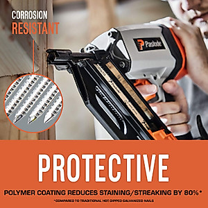 Paslode, Framing Nails, 650383, HDG 30 Degree Round Head, 2 3/8 inch x .113 Gauge 2,000 per Box