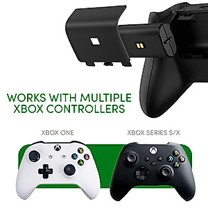 Talkworks Dual Gaming Controller Charging Dock Station - Compatible with Xbox One and Xbox Series S/X (Controllers Not Included) - Bluetooth Charger - Wireless Charging Station Charger Stand