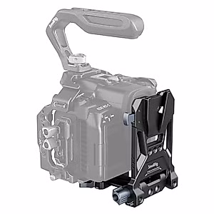 SmallRig V-Mount Battery Plate, V Lock Battery Mounting Plate with Double Quick Release Plate for Arca-Swiss, L-Shape Compact & Foldable V Mount Battery Plate for DSLR Camera, Gimbals & Tripod - 4064B