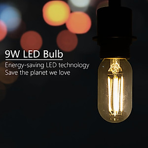 Floor Lamp, Standing Lamp with 9w Led Bulb, ETL Certified E26 Socket, Hemp Rope Design for Decorative Lighting, Modern Tall Lamp for Bedroom, Kids Room, Reading, Dorm