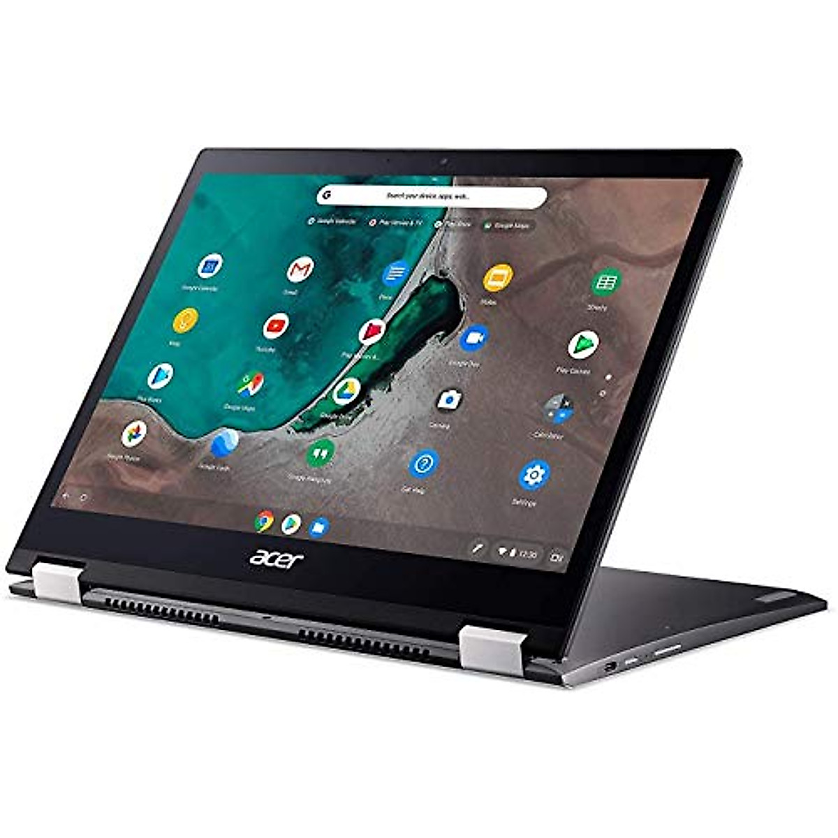 Acer Chromebook Spin 13 CP713-1WN-53NF 2-in-1 Convertible, 8th Gen Intel Core i5-8250U, 13.5" 2K Resolution Touchscreen, 8GB LPDDR3, 128GB eMMC, Backlit Keyboard, Aluminum Chassis,Steel Gray
