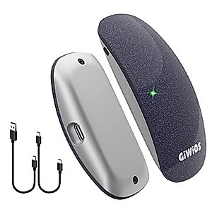Giwios Wireless CarPlay Adapter, CarPlay Wireless Dongle Online Update Plug & Play with 2.4G/5.8GHZ Dual-Band WiFi Only for Factory Wired CarPlay, Faster Pair for i os 12-16