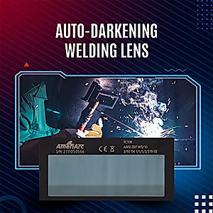 AmeriArc Auto-Darkening Welding Filter For Mask 2x4 - Shade 10, Filtering Lens Fits Most Helmets and Pipeliner Hood