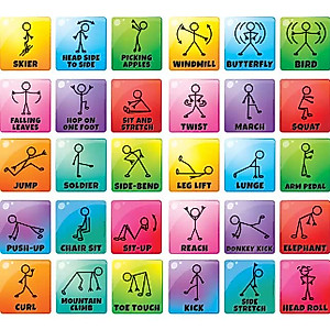 EZ Stick Sensory Path for Hallways – 98 Decals for Floors, Get Moving