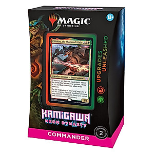 Magic: The Gathering Kamigawa: Neon Dynasty Commander Deck – Upgrades Unleashed (Red-Green)