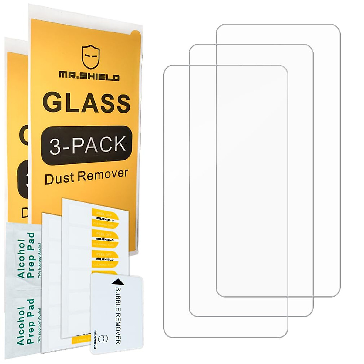 Mr.Shield [3-Pack] Screen Protector For [Lenovo] Motorola Moto ThinkPhone [Tempered Glass] [Japan Glass with 9H Hardness] Screen Protector