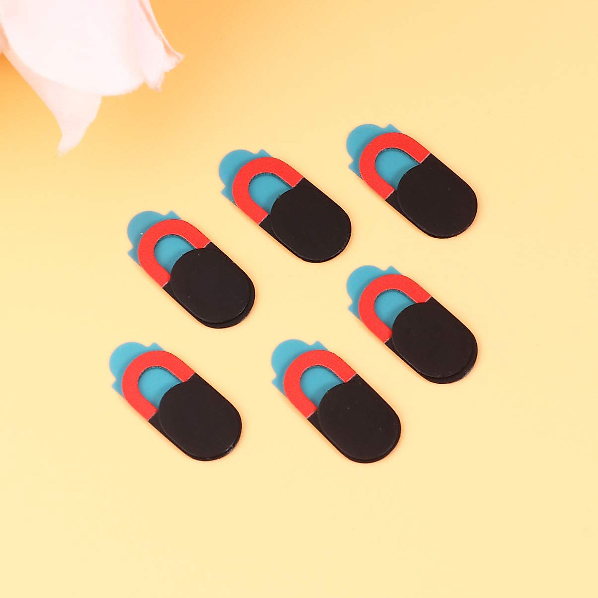 Uonlytech Computer Camera Black Stickers 6PCS Phone Webcam Cover Web Camera Cover for Laptop Computer Tablet Phone Privacy Sticker(Black) Computer Tablets Computadoras Laptop