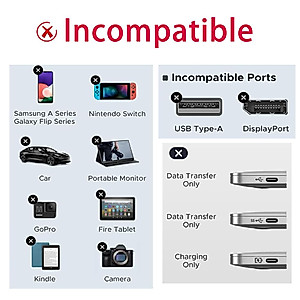 ELUTENG USB C to HDMI Adapter (Not USB to HDMI) Type C Female to HDMI Male Converter 4K@60Hz USBC/Thunderbolt 3 to HDMI 2.0 Connector