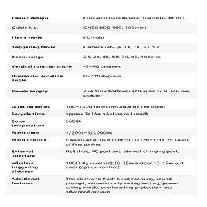 YONGNUO YN560 IV GN58 Wireless Manual Flash Speedlite with Built-in Trigger System for Standard Hot Shoe Cameras