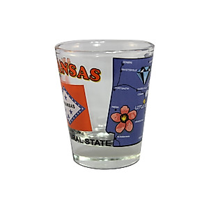 Souvenir Shot Glass - Arkansas