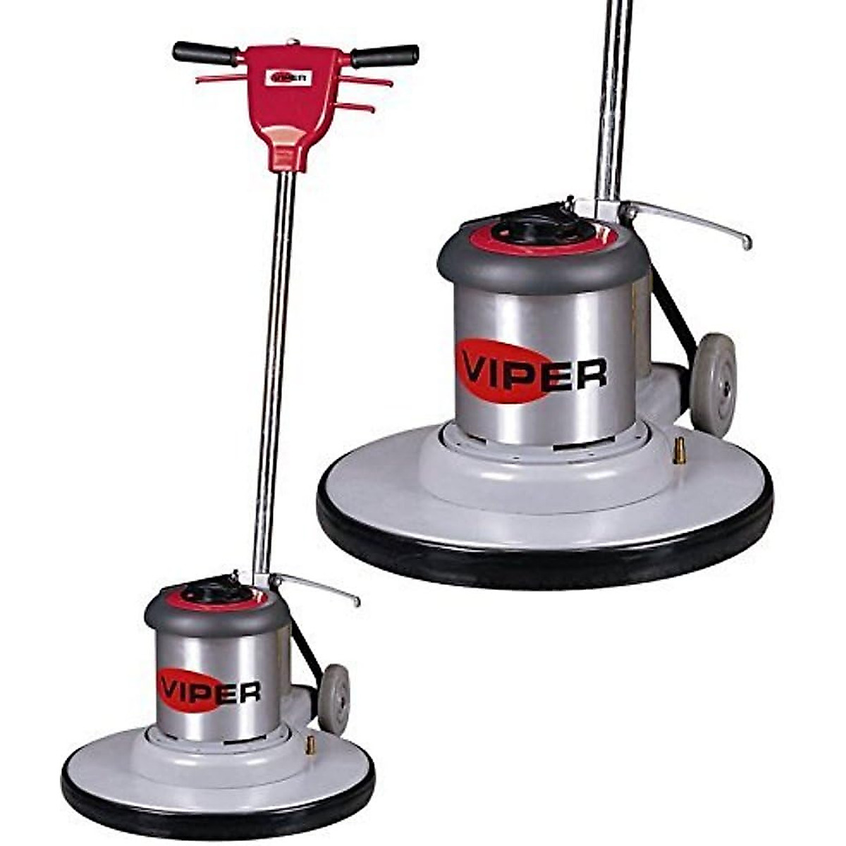 Viper Cleaning Equipment VN1715 Venom Series Low Speed Buffer, 17" Deck Size, 175 RPM, 50' Power Cable, 110V, 1.5 hp, 16" Pad Driver