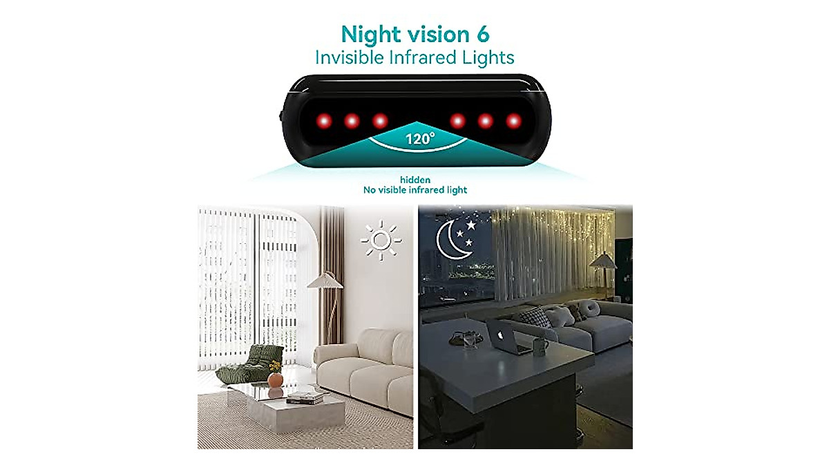 NAZARR Hidden Spy Camera Power Bank 2K HD Security Cam with Night Vision