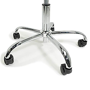 EARTHLITE Pneumatic Rolling Stool - Commercial Grade, Adjustable, CFC-Free, No leaking - Spa, Massage & Medical Chair