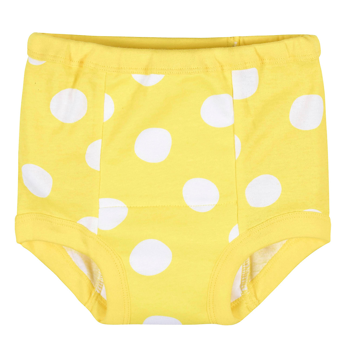 Gerber Baby Girls Infant Toddler 4 Pack Potty Training Pants Underwear Peach and Yellow 3T