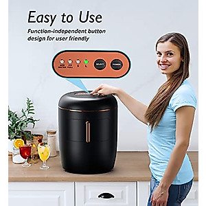 33Lbs Ice Maker Countertop, 10 Ice Cube Ready in 8-9 Mins, Crystal Clear Ice, 33Lbs/24H, Self-Cleaning Clear Ice Maker Machine, 2 Sizes Ice Cube Maker, Ice Scoop/Basket/Hook, for Home Camping Party RV
