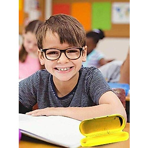 Nickelodeon Spongebob Squarepants Eye Sun Glasses Hard Case Yellow Round