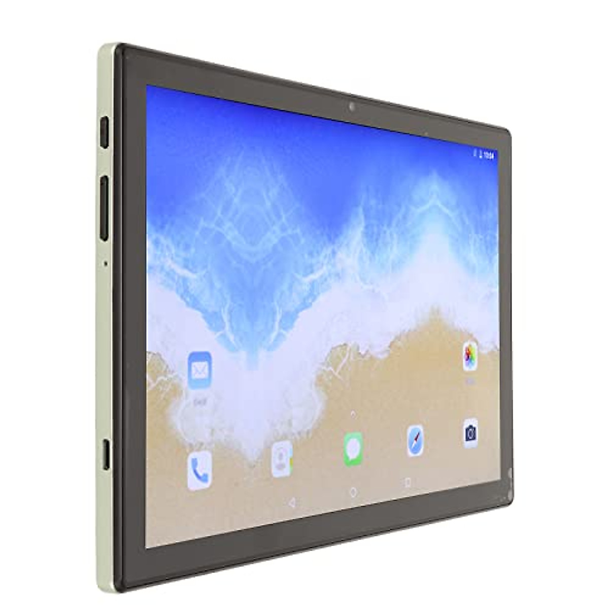 PUSOKEI 10 Inch 1920x1200 IPS Tablet PC, 6G RAM 128G ROM Memory, 3G Network Calling Cellular Tablet, 10Inch Computer Tablets 5 Point Touch, 2.4g 5g Dual Band WiFi, Android 12 Tablets(Green)