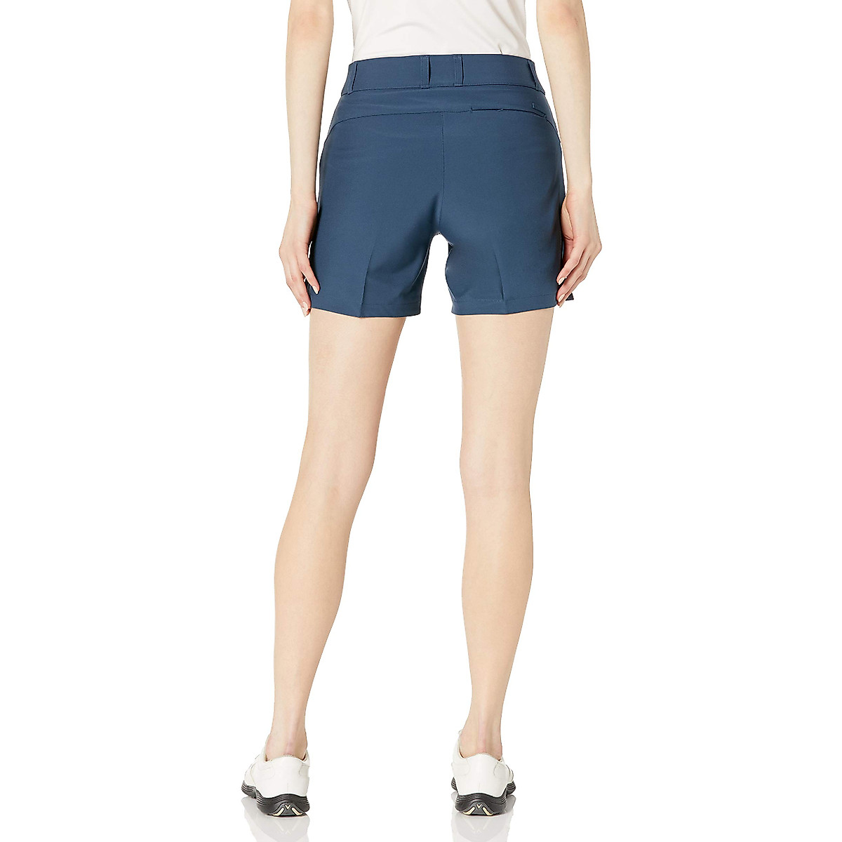 adidas Golf Women's 5-inch Primegreen Golf Short, Navy, 4