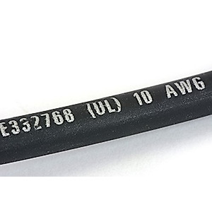 TEMCo 100' Red + 100' Black 10 AWG/Gauge Solar Panel Extension Cable with M/F Solar Connector Ends (Variety of Lengths Available)