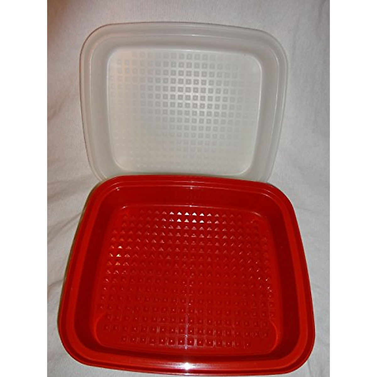 Tupperware RED Large Season Serve Meat Marinade Storage Container