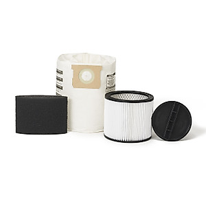 Shop-Vac 5989300 5-Gallon 4.5 Peak HP Stainless Steel Wet Dry Vacuum,Black, Black