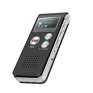 Paranormal Ghost Hunting Equipment Digital EVP Voice Activated Recorder USB US 8GB (Black)