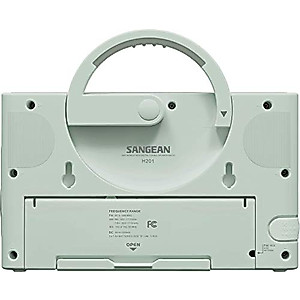 Sangean H201 Portable AM/FM/Weather Alert Digital Tuning Waterproof Shower Radio Turquoise