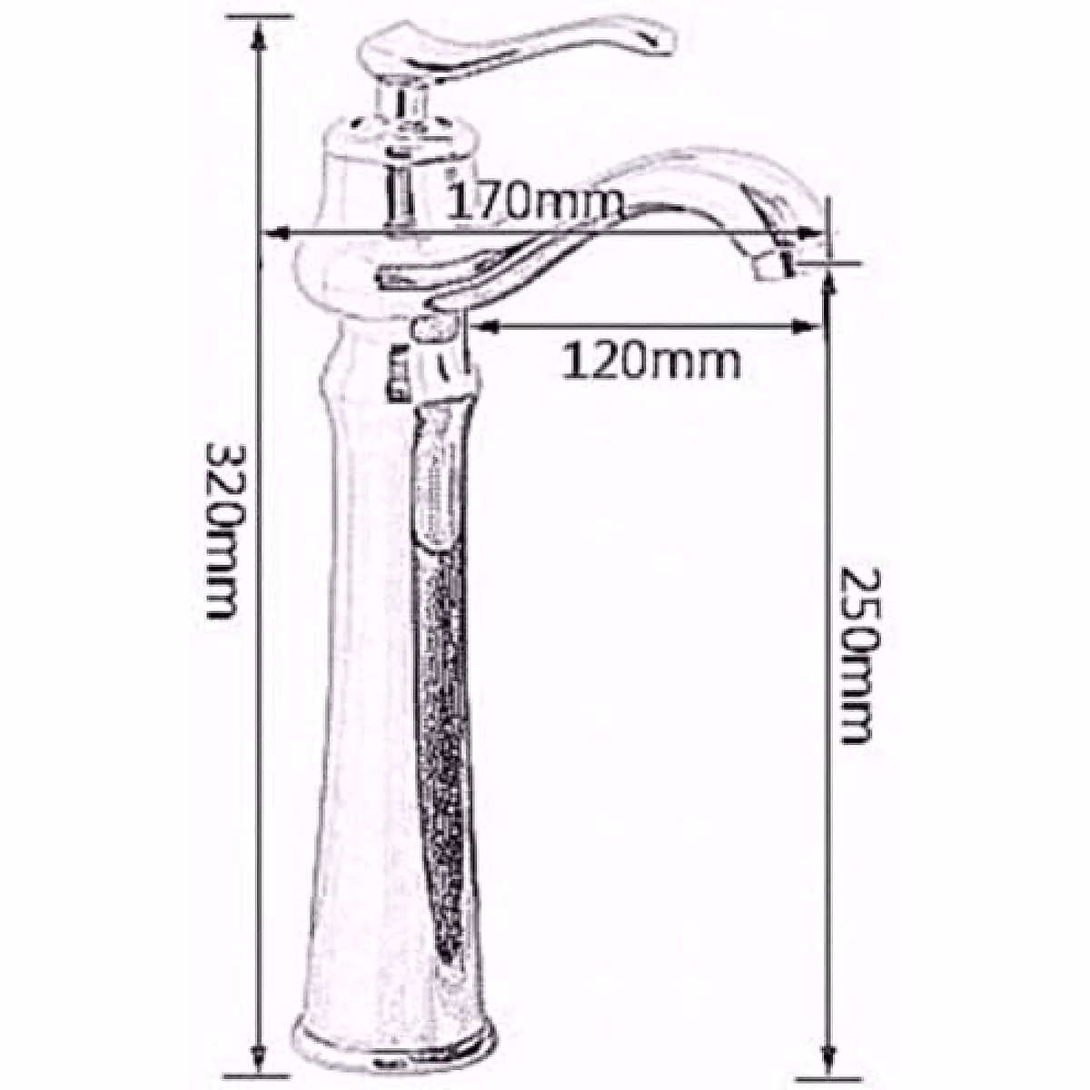 Kitchen Taps Basin Taps Gold Plating Copper Mixer Taps One-Hand Bath