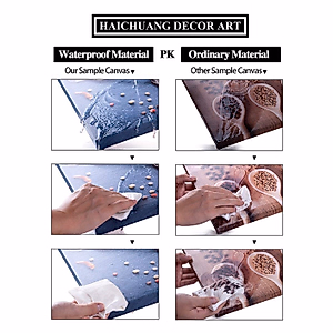 Wall Art Moon Sea Ocean Landscape Picture Canvas Wall Art Print Paintings Modern Artwork for Living Room Wall Decor and Home Décor Framed Ready to Hang,1inch Thick Frame, Waterproof Artwork.