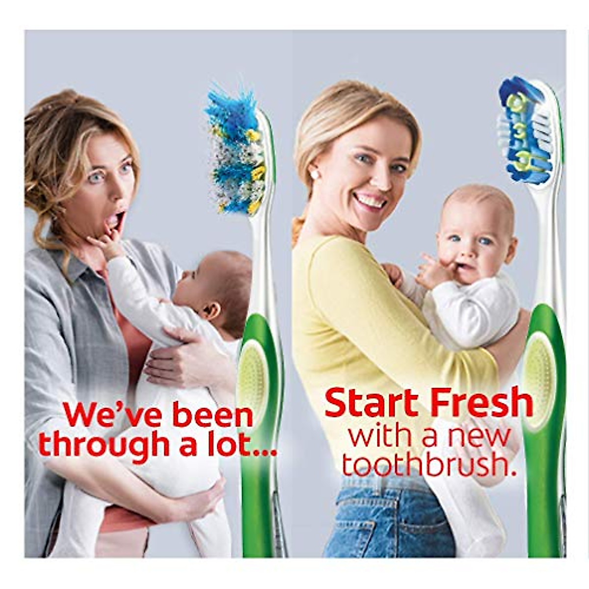 Colgate 360 Surround Manual Toothbrushes with Tongue and Cheek Cleaner, 6 Count