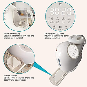 Baby Food Maker Chopper Grinder - Mills and Steamer 8 in 1 Processor for Toddlers - Steam, Blend, Chop, Disinfect, Clean, 20 Oz Tritan Stirring Cup, Touch Control Panel, Auto Shut-Off, 110V Only