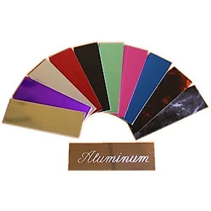 Custom Personalized Engraved Brass/Aluminum Name Plate Plaque Art Label Tag Gift Trophy 2x4 / 2x6 / 3x6 inch