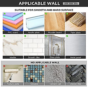 Wapodeai Wall Hooks for Hanging - 4 Hooks, Suitable for Office, Foyer, Kitchen, Hallway.