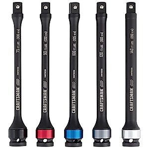 CRAFTSMAN Torque Extension, Automotive, 5-Piece Set (CMMT98356)