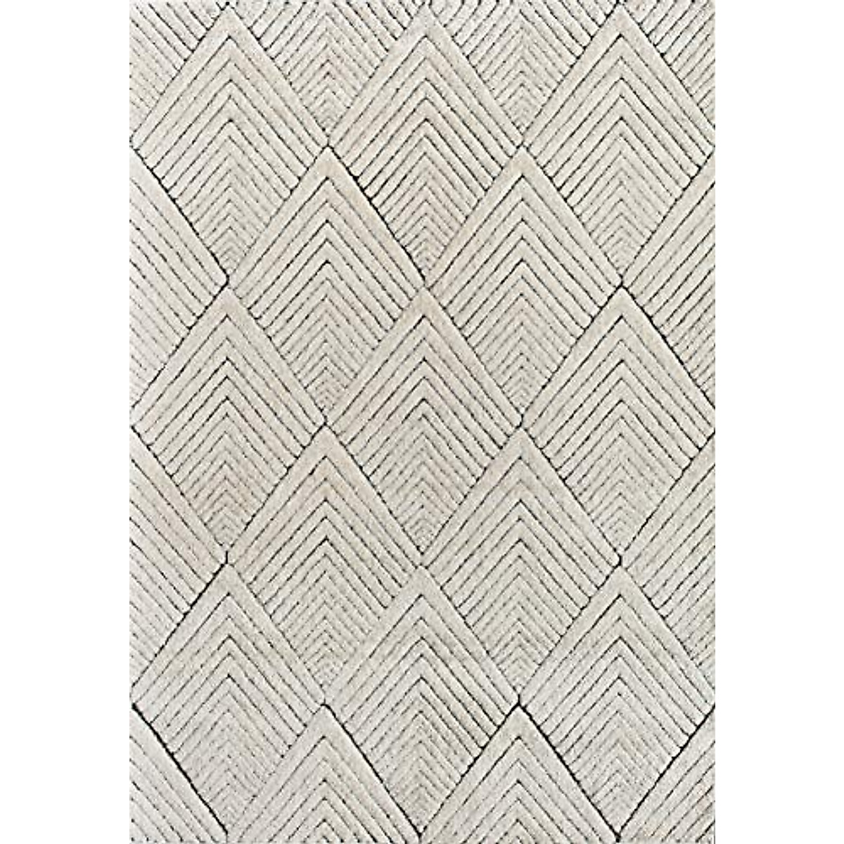 CosmoLiving by Cosmopolitan Area Rug, 8'0"x10'0", Alabaster