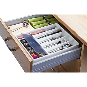 Prepworks by Progressive Flatware Organizer with Removable Storage Box