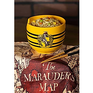 Harry Potter Hufflepuff Ramen Bowl with Chopsticks Standard
