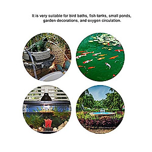 plplaaoo Solar Fountain Pump,Solar Fountain Pump for Bird Bath,Solar Water Pump Kit for Bird Bath Ponds Garden,Solar Powered Water Pump with Panel Water Pump for Outdoor Fountain