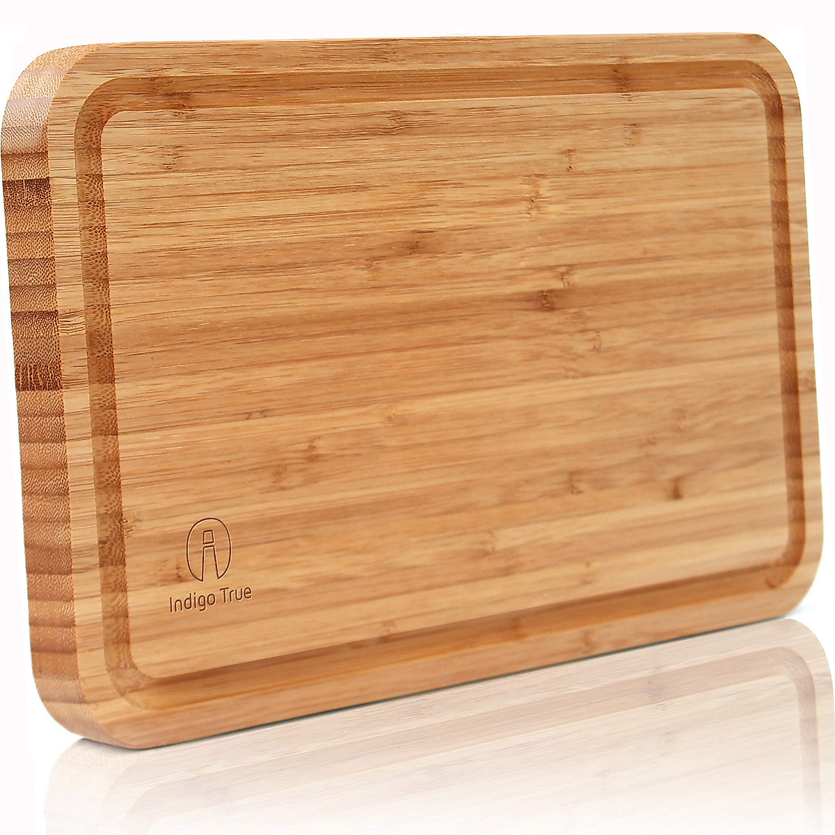 Extra Large Bamboo Cutting Boards with Small Bamboo Cutting Board with Juice Groove
