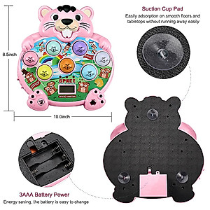 XDR Whack A Mole Game for Toddlers, Interactive Whack a Mole Pounding Toy, Fun Activities for Toddlers Games Age 3, 4, 5, 6,7 Early Development Learning, with Music, Lights, 2 Soft Hammers