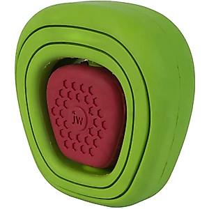 JW CHEW-EE Dental Dog Chew Toy; Cleans Your Pet's Teeth and Gums As They Play; Add Their Favorite Flavors, Apple Core