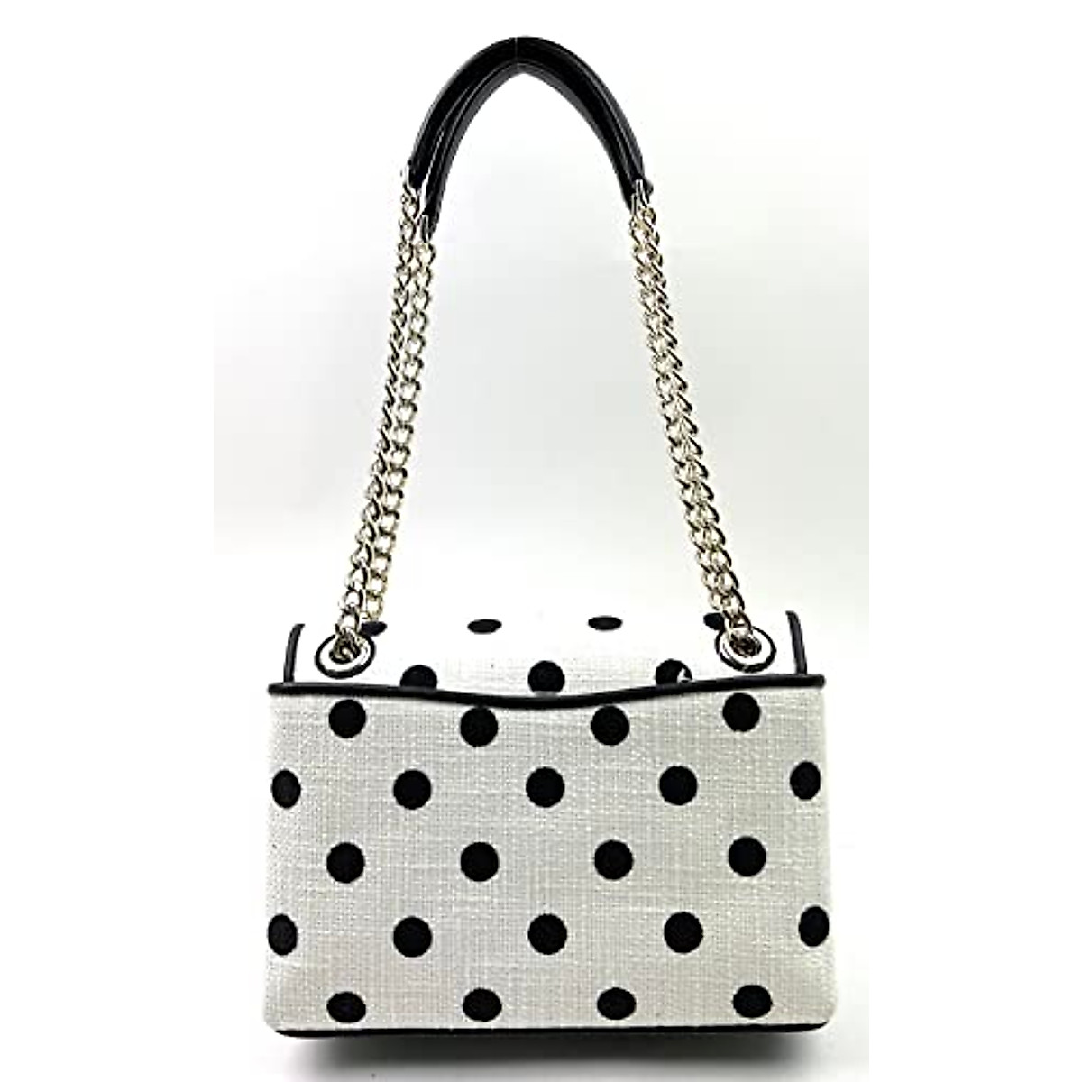 Kate Spade Natalia Embroidered Dot Medium Flap Shoulder Bag (Cream multi)