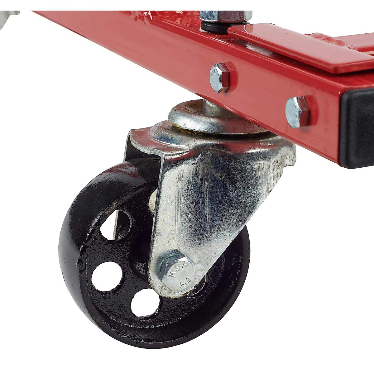 Speedway Motors Chevy V8 Rolling Engine Cradle and Lift Plate: Premium Steel, 3" Castors, Fits Holley & Rochester 2/4 Barrel, Durable with Built-in Hardware Storage