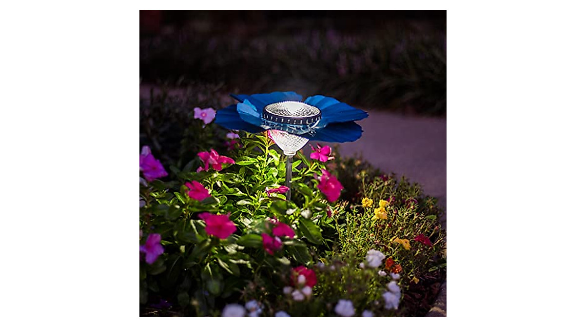 Desert Steel Flower Solar Light - Illuminate Your Garden