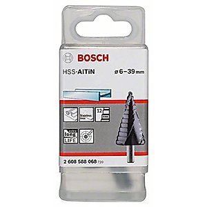 Bosch 2608588068 Hss-AlTiN Step Drill Bit 12 Parts 6-39mm