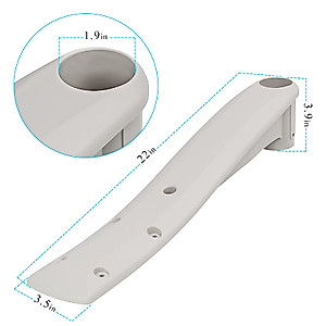 Replacement Deck Support 160-0001PG for BiltMor Above Ground Swimming Pool Step, Swimming Pool Steps for Above Ground Pools, Deck Support for Above Ground Swimming Pool, Pool Ladder Parts - 1 Pack