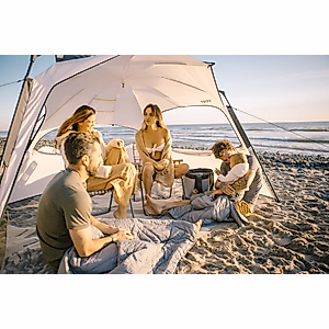 Veer Family Basecamp Recreational Pop-Up Tent | Premium Trail Rated Beach Tent or Camp Shelter for Adults and Kids | Water Resistant UPF50 Protective Coating | Portable with Easy Set Up and Take Down
