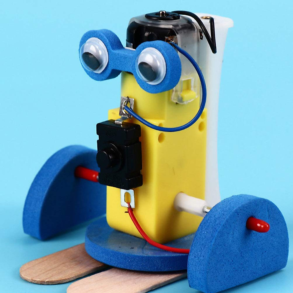 Kisangel Kids Kids Robotics 1 Set DIY Robot Kit Assembly Crawling Robot for Kids and Brain Kid