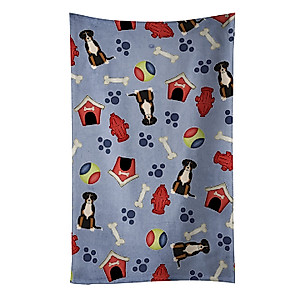 Caroline's Treasures BB2650KTWL Dog House Collection Greater Swiss Mountain Dog Kitchen Towel Dish Cloths Guest Hand Towel Decorative Bathroom Towel for Face,Tea, Dishcloth, Kitchen and Bath